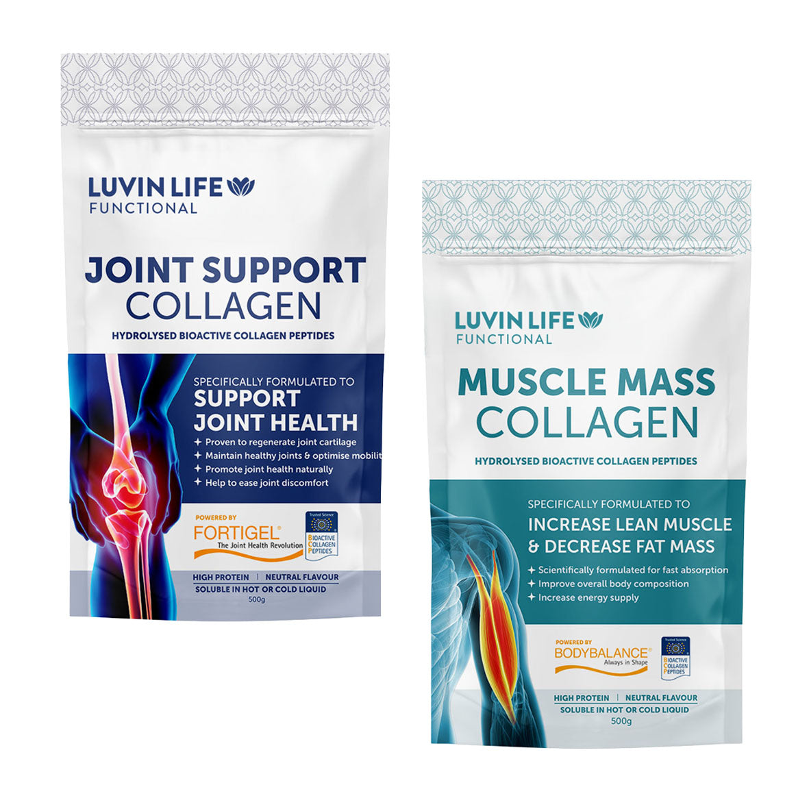 Collagen Value Packs - Joint Support + Muscle Mass– Luvin Life