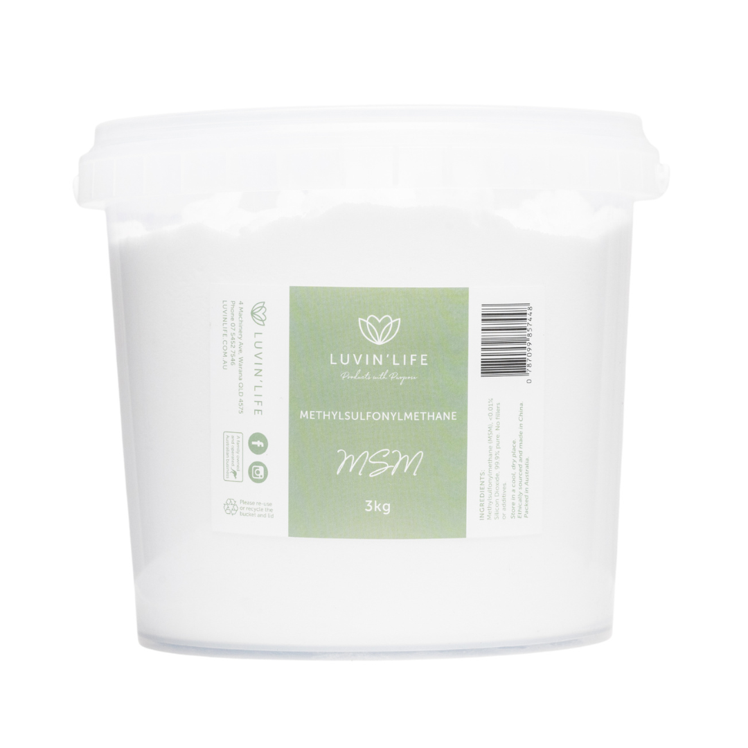 MSM (Methyl Sulphonyl Methane) Powder– Luvin Life